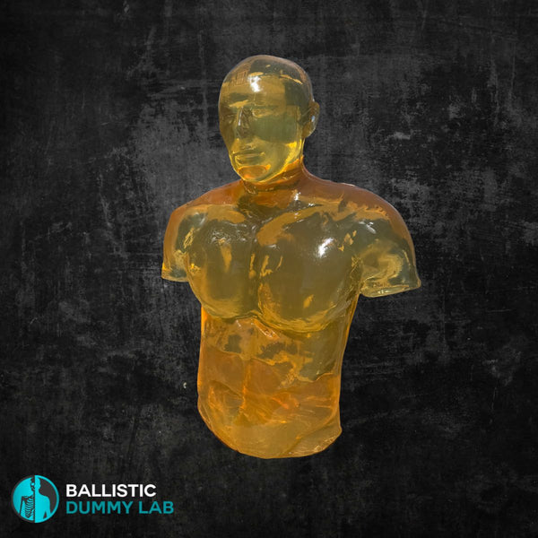 Ballistic Gel Torso With head no internals – Ballistic Dummy Lab